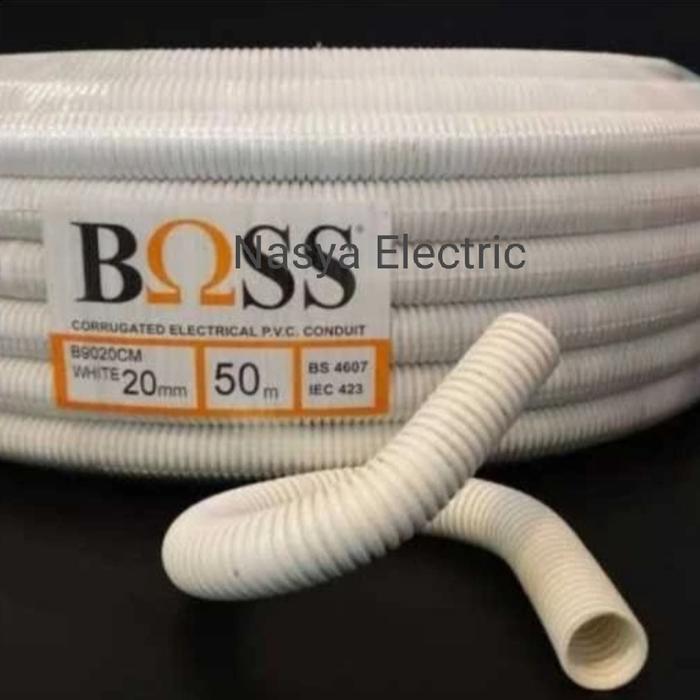 Jual Boss flexible Conduit 20mm@50mtr Hitam/putih - Hitam - Jakarta ...