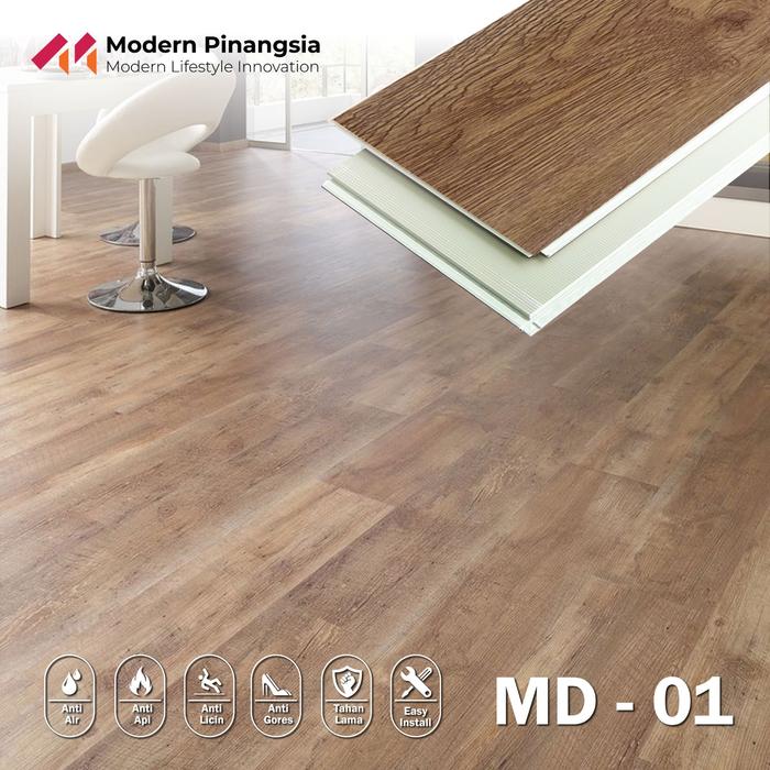 Jual Lantai SPC 4mm / Modern SPC Flooring / SPC Premium / Lantai Kayu ...