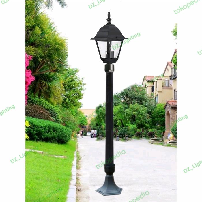 Jual lampu taman tiang - lampu taman klasik - lampu taman outdoor 019 ...
