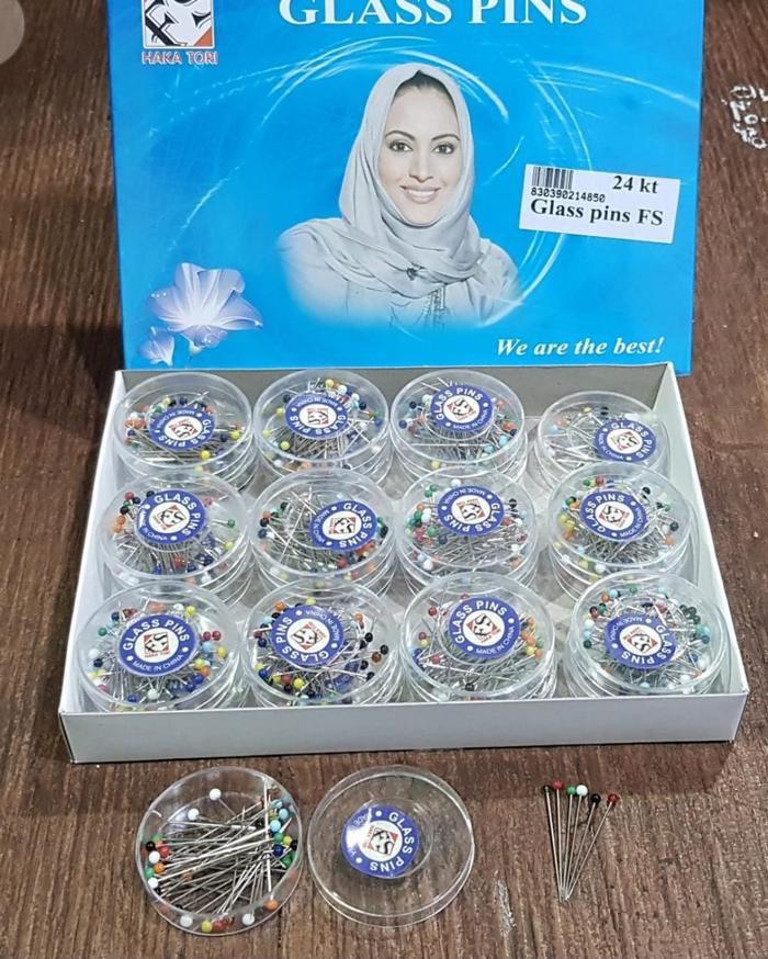 Jual Glass Pins FS / Jarum Pentul Hijab Glass Pin @50bj - Jakarta Barat ...