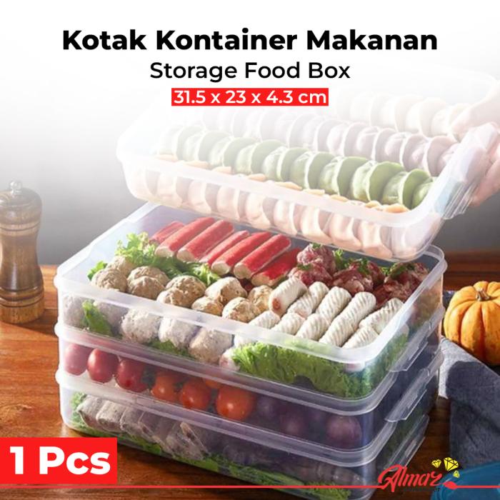 Jual Kotak Kontainer Makanan Kulkas Storage Food Box - Kab. Sleman ...