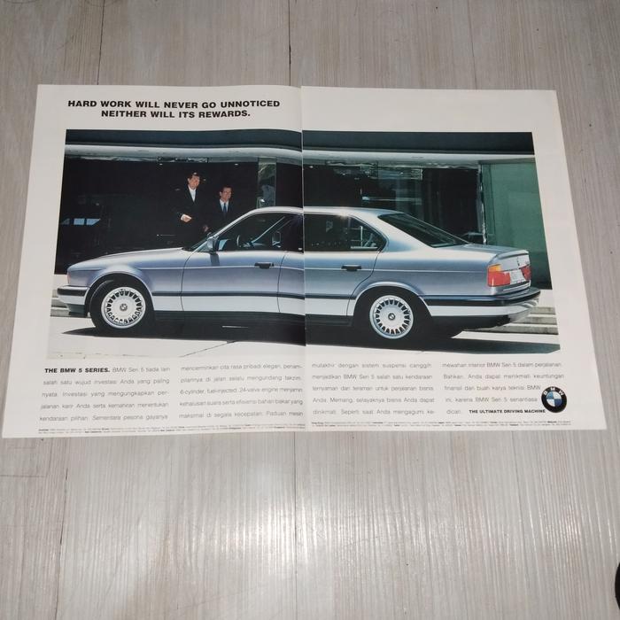Jual Iklan Cetak Jadul The BMW 5 Series 6 Cylinder - Kota Bandung ...