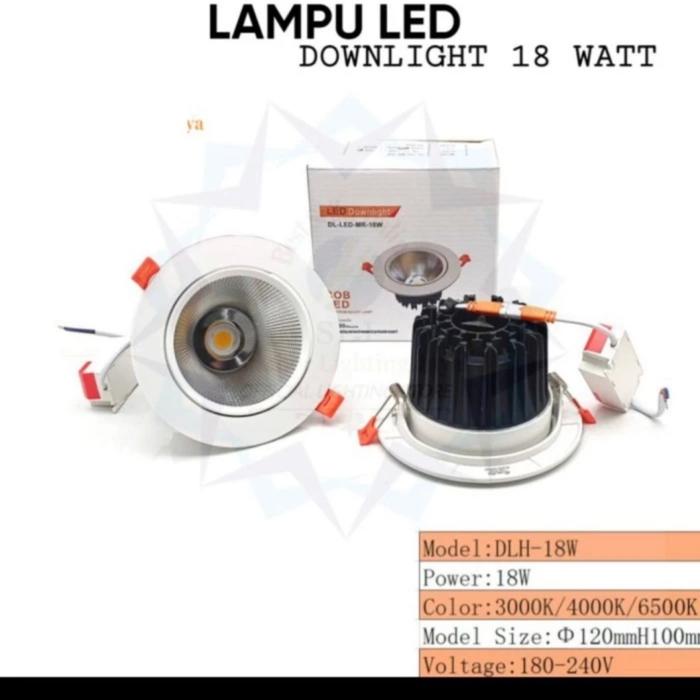 Jual downlight led panel COB 7W 12W 18W ceiling 7 12 18 w HILIOS - COB ...