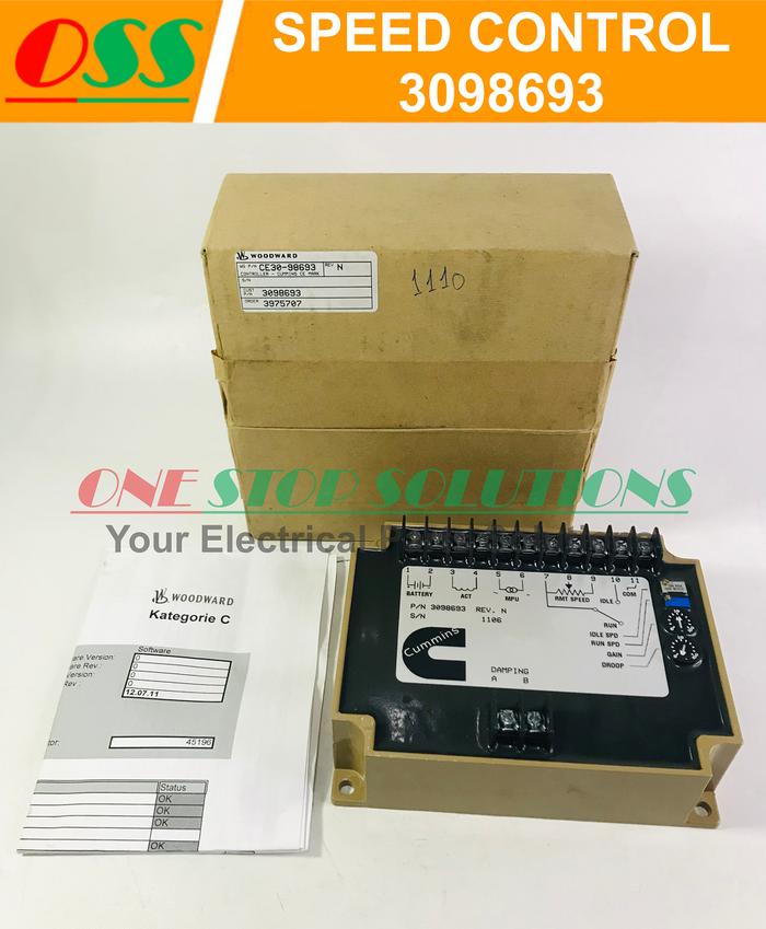 Jual SPEED CONTROL CE30-98693 3098693 WOODWARD CUMMINS GOVERNOR ORIGINAL - Jakarta Barat ...