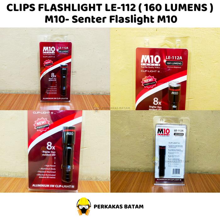 Jual CLIPS FLASHLIGHT LE-112 M10- Senter Flaslight M10 - Kota Batam ...