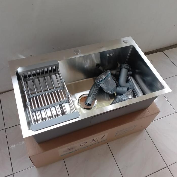 Jual kitchen sink stainless 7545 thsink/ kitchen sink 7545 thsink ...