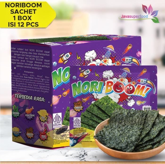 Jual NoriBoom / Nori Sachet Seaweed Snack 3g Halal - BBQ - Kota Cimahi ...