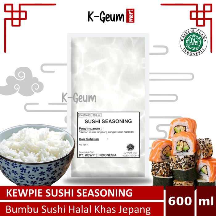 Jual KEWPIE Sushi Seasoning 600ml | Bumbu Sushi | Sushi Vinegar Cuka ...