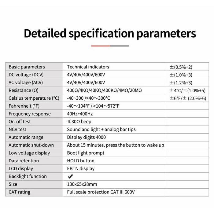 Jual New!! Uni-T Mini Digital Multimeter Multitester Temperature Tester ...