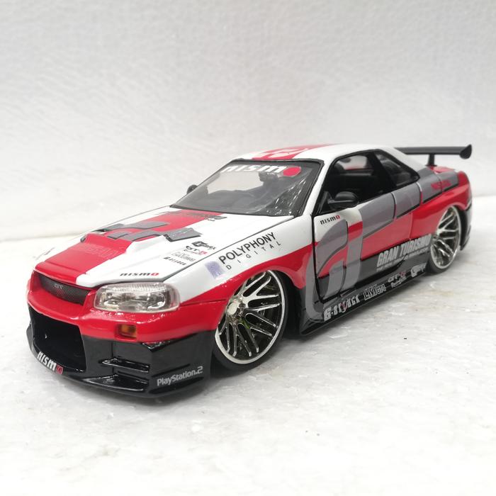 Jual jada toys 1:24 nissan skyline gtr r34 custom granturismo not ...