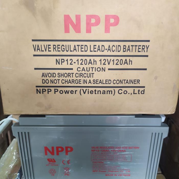 Jual Battery NPP POWER NP 12-120 AH (12 VOLT 120AH) NEW - Jakarta Timur - Mahendra battery ...