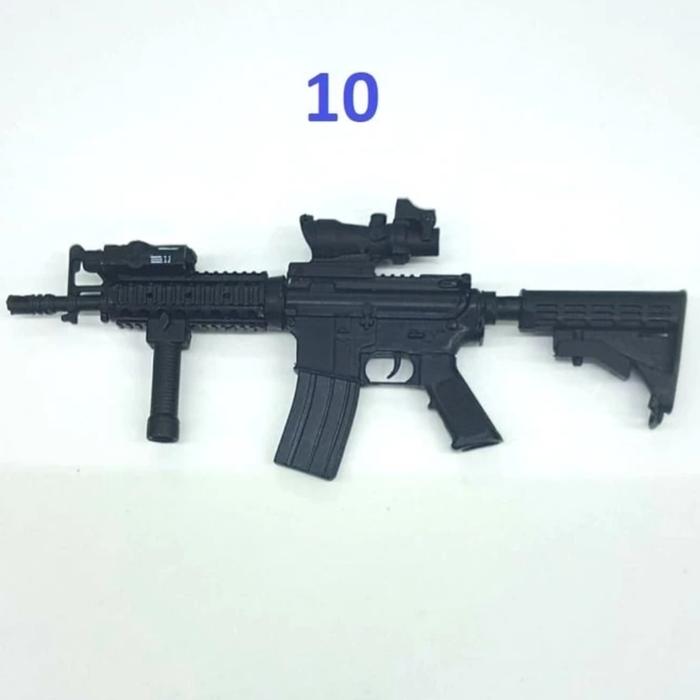 Jual Miniatur Senjata M4 RIS CQB Verycool Camo Kitbash Scale 1/6 ...