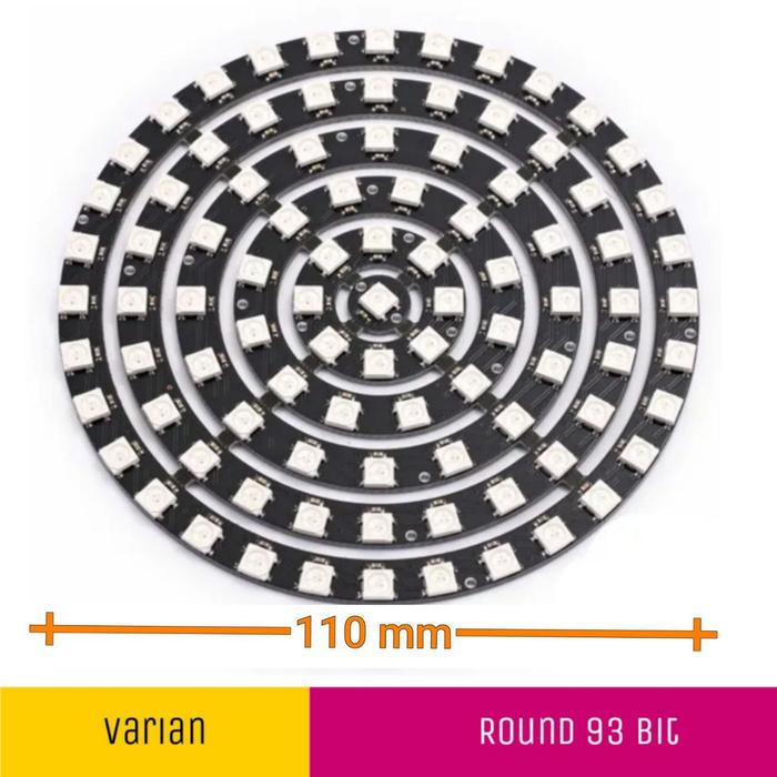 Jual LED RGB WS2812 WS2812B 5050 for Arduino Neopixel 5V Panel Round ...