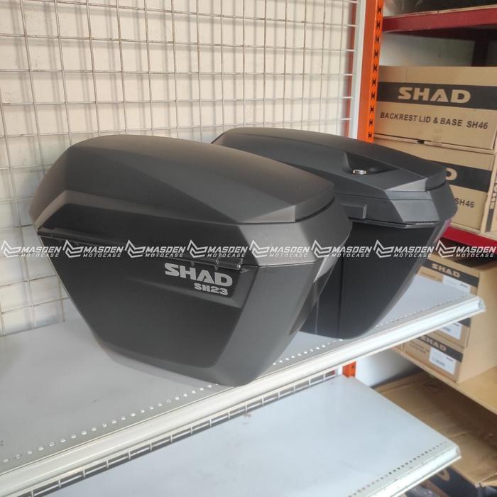 Jual Box Motor Samping Side Box SHAD SH23 Black | 23 liter ...