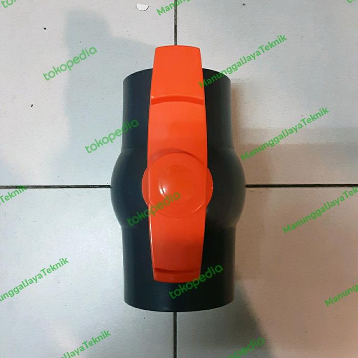 Jual ball valve compact socket 4" inch / stop kran pvc - Jakarta Barat ...