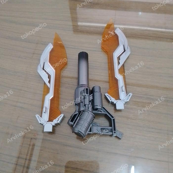 Jual BMB LS 03 F Transformers Optimus Prime Dual Cannon Energon Swords ...