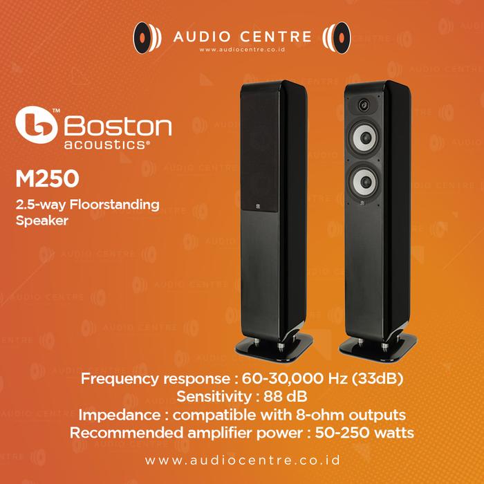 Promo Boston Acoustics M250 / M 250 Black Floorstanding Speaker Cicil 0 ...