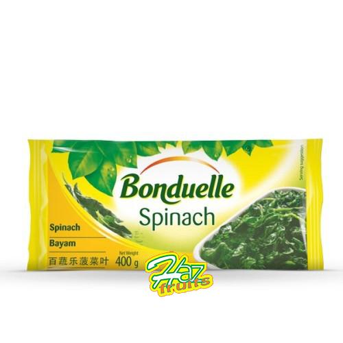 Jual Bonduelle Vegetable Leaf Spinach Frozen / Daun Bayam Frozen 400 ...