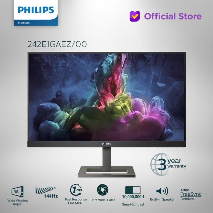 Jual Monitor PHILIPS LED 24" 242E1GAEZ VA 1080p 165Hz Speaker Ergo ...