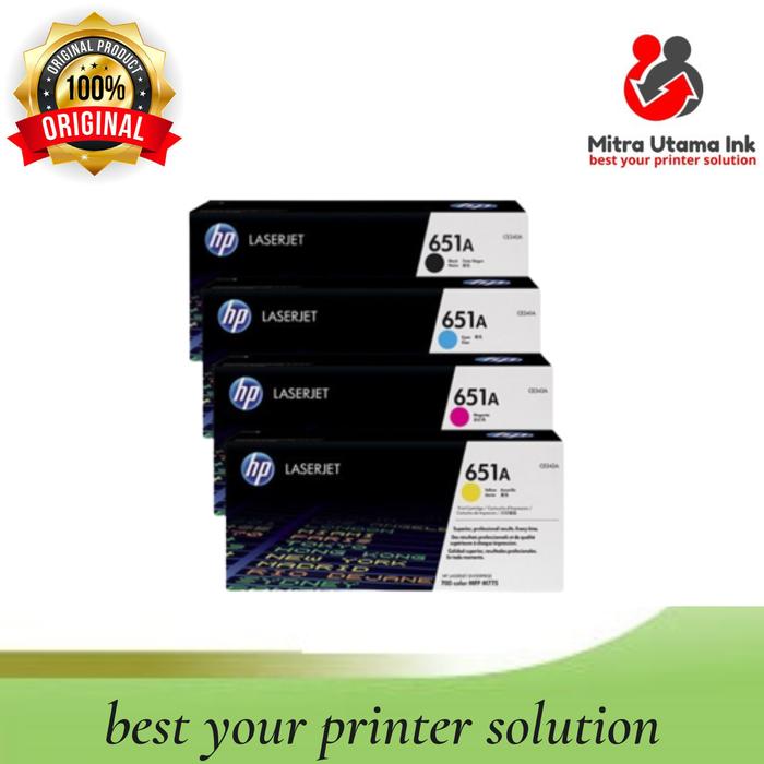 Jual Toner HP LaserJet 651 A (B, C, Y, M) for Enterprise 700 color MFP ...