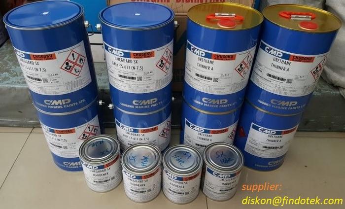 Jual Chugoku Umeguard SX grey 5 kg cat kapal, surface tolerant epoxy primer - Kab. Bekasi ...