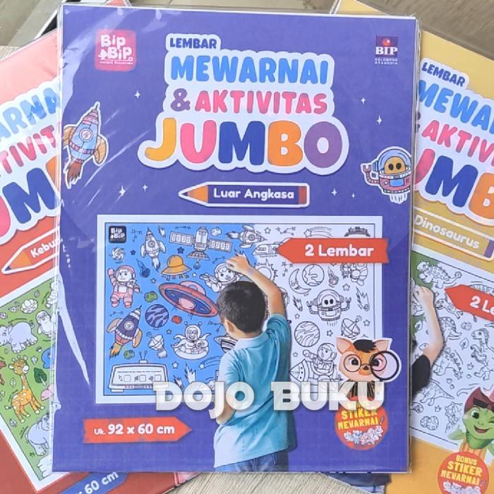 Jual Buku Lembar Mewarnai & Aktivitas Jumbo by Bip - LUAR ANGKASA ...