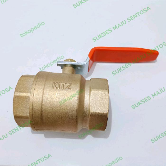 Jual BALL VALVE KUNINGAN KITZ 2" / STOP KRAN KUNINGAN 2 INCH - Jakarta ...