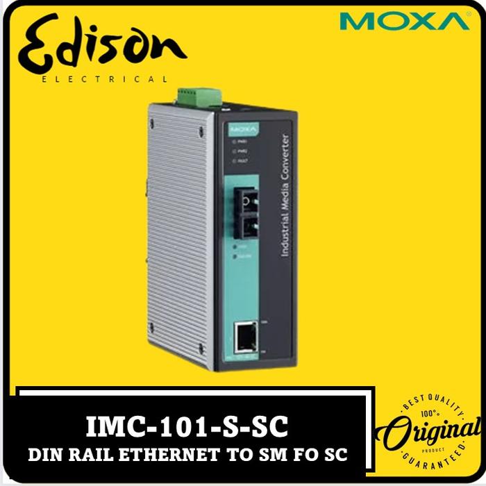 Jual MOXA IMC-101-S-SC Ethernet to FO Fiber Optic SC Media Converter - Jakarta Barat - Edison ...
