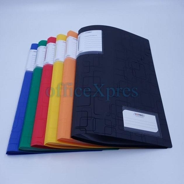 Jual clear holder isi 20 , 40 , 60 poket / map plastik f4 / dokumen ...