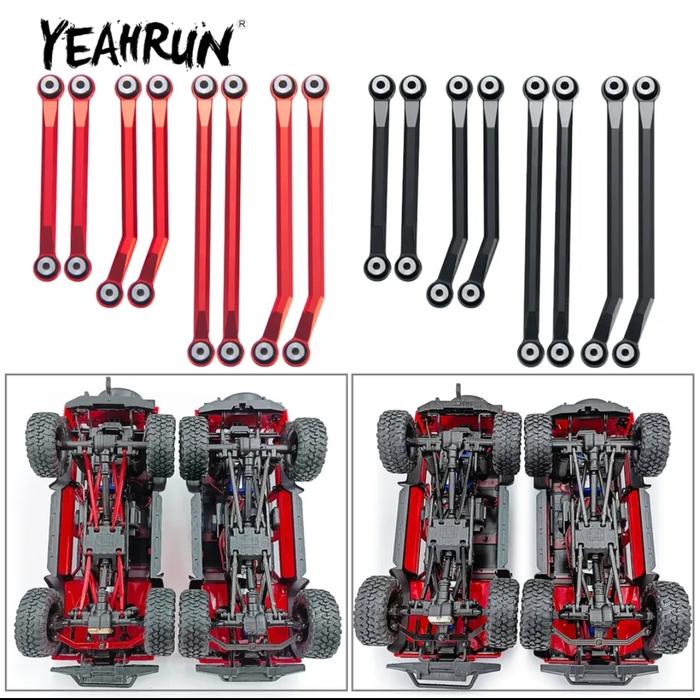 Jual Traxxas Trx4m Yeahrun Alloy Linkage Tie Link Rod Kit Bronco ...