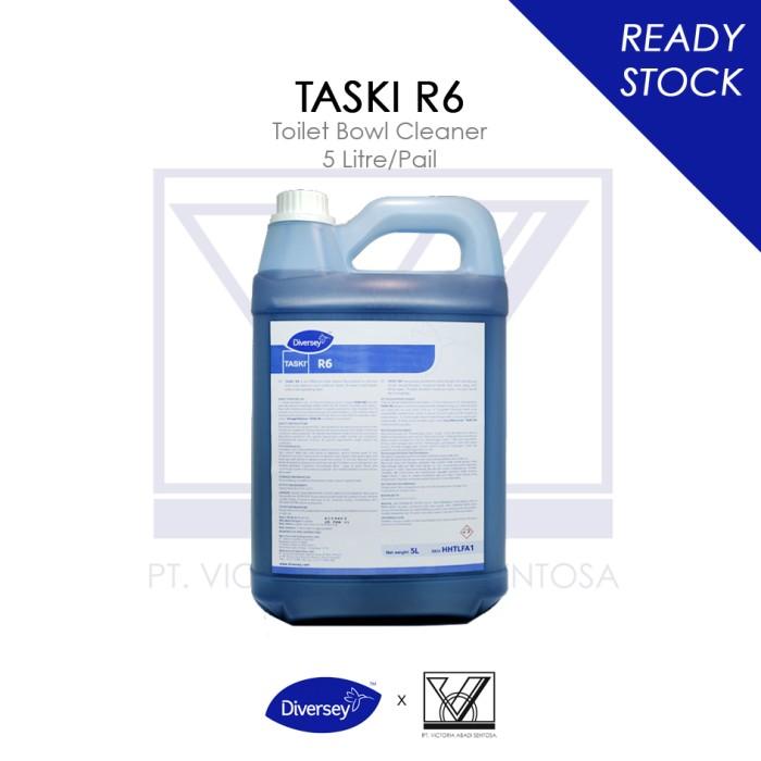 Promo Diversey TASKI R6 (Repackage) - Toilet Bowl Cleaner 1L - Kota ...