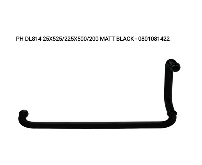 Jual PULL HANDLE DEKKSON DELUXE PH DL 814 25X200X500 MATT BLACK As ...