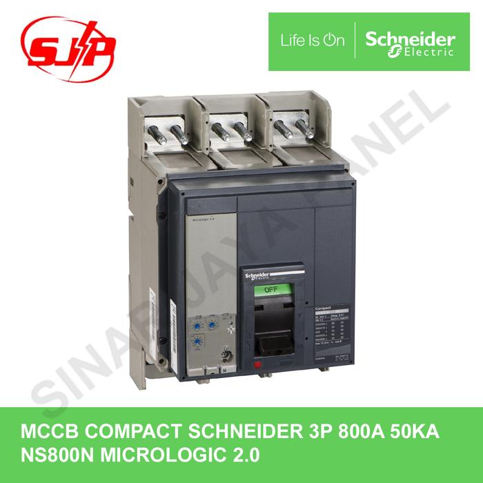 Jual MCCB SCHNEIDER COMPACT NS800N 3P 800A 50kA MICROLOGIC 2.0 - 33466 - Jakarta Pusat - Sinar ...