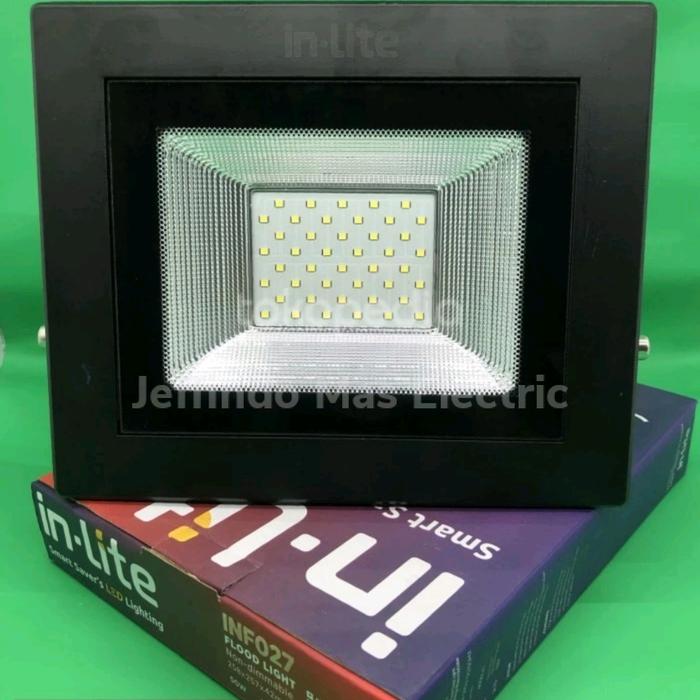 Jual LAMPU SOROT LED INLITE IN-LITE 50W 50 W 50 WATT FLOODLIGHT INF027 ...