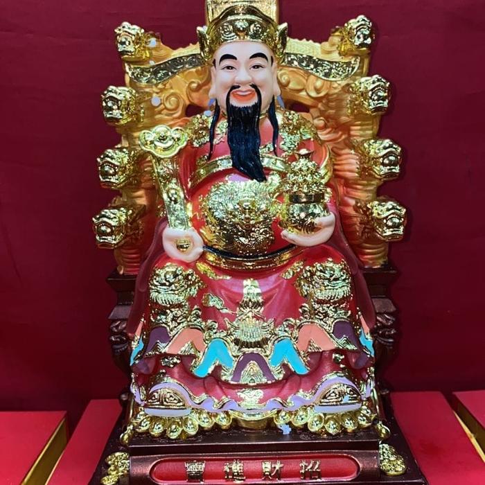 Jual patung dewa rejeki duduk kursi naga 12 inch - Jakarta Barat ...