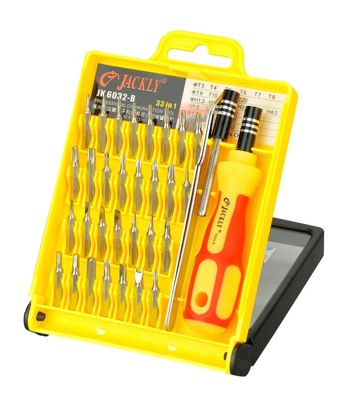 Jual JAKEMY JACKLY JK-6032B 32 in 1 Obeng Precision screwdriver set ...