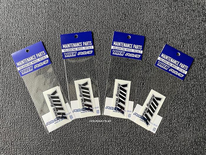Jual Rays Volk Racing TE37 Repair Disk Sticker Black Original Japan (4 ...