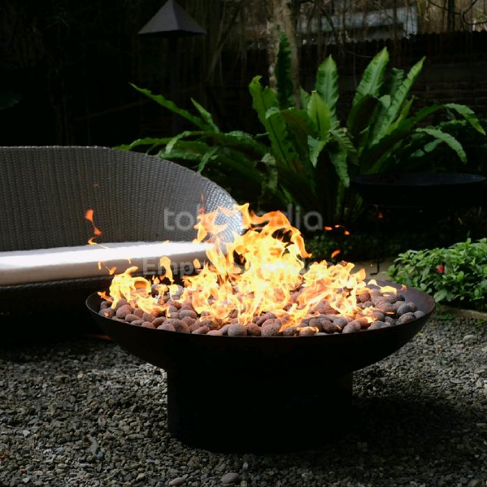 Jual Gas Fire Pit Heavy Duty Wadah Api Unggun Baja Bonfire Fireplace ...