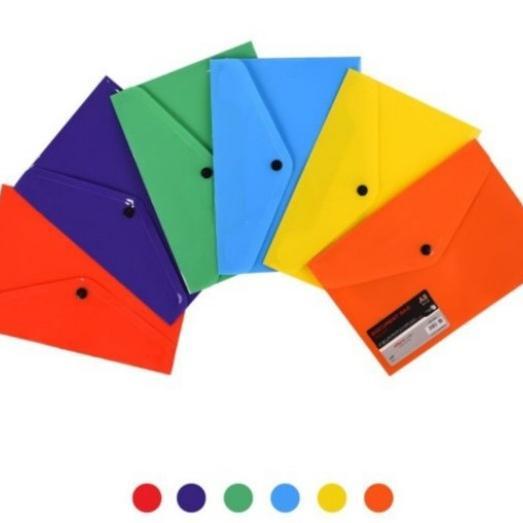 Jual map a5 map kancing a5 map plastik kecil merk inter x folder ukuran ...