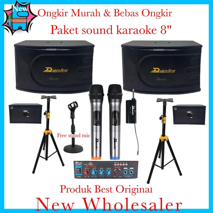 Jual paket sound system super karaoke ruangan dusenberg original 8inch ...