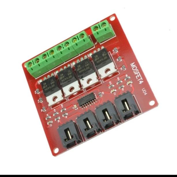 Jual MOSFET MODULE IRF540 4 CHANNEL POWER CONTROL MOTOR PWM DIMMER ...