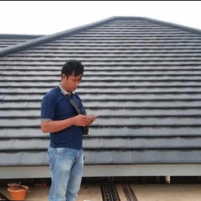 Jual bongkar atap lama ganti baja ringan atap genteng kanmuri full flat ...
