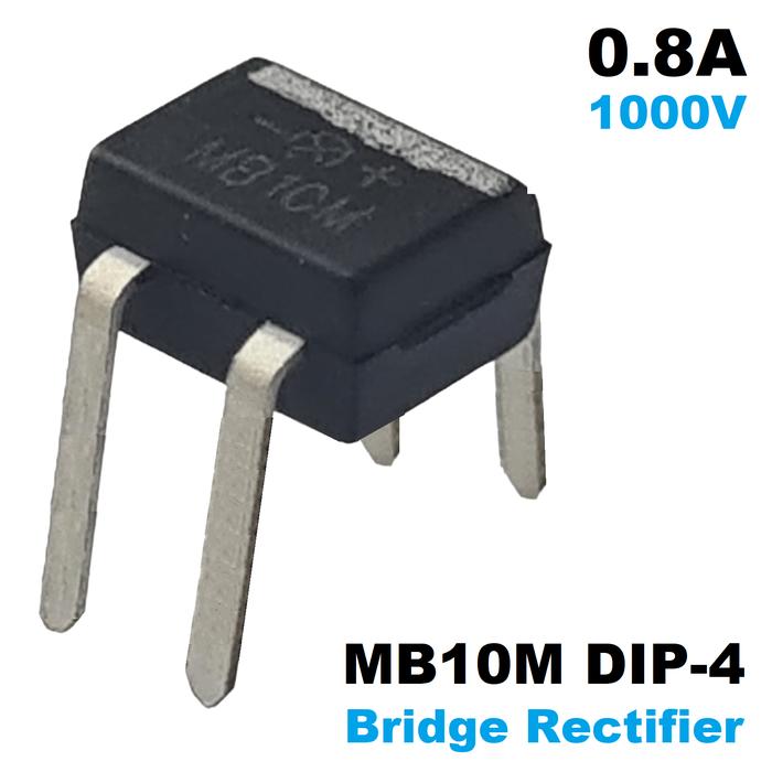 Promo Bridge Rectifier Diode 0.8A 1000V Dioda Penyearah MB10M DIP-4 ...