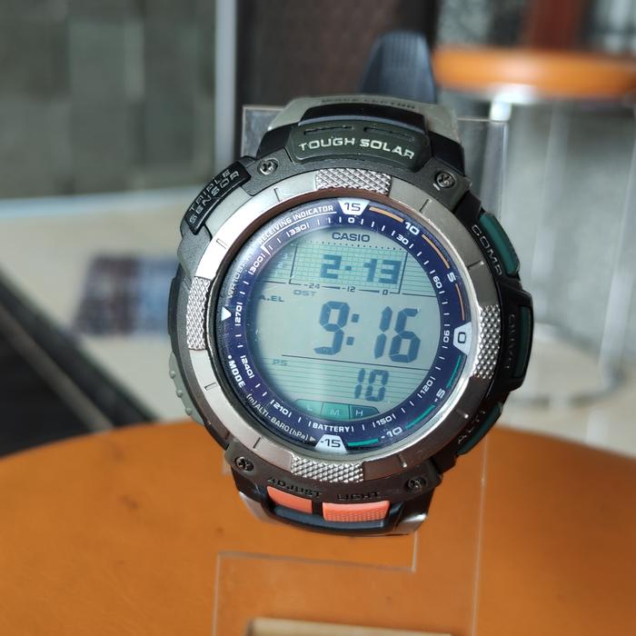 Jual Casio PRW1000-J PROTREK Triple Sensor Compass Altimeter Barometer ...