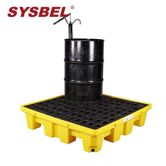 Jual SYSBEL Spill Containment Pallet 4 Drum Chemical, Oil ,Complete COO ...