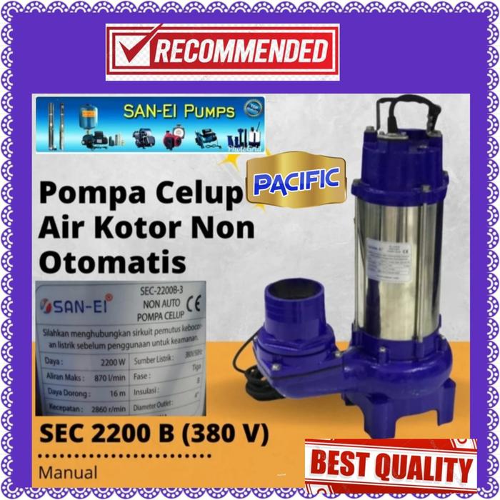 Jual Pompa celup air kotor San ei 4inch 3 Hp 3 Phase mdl maxon 3hp hiflow - Kota Tangerang ...