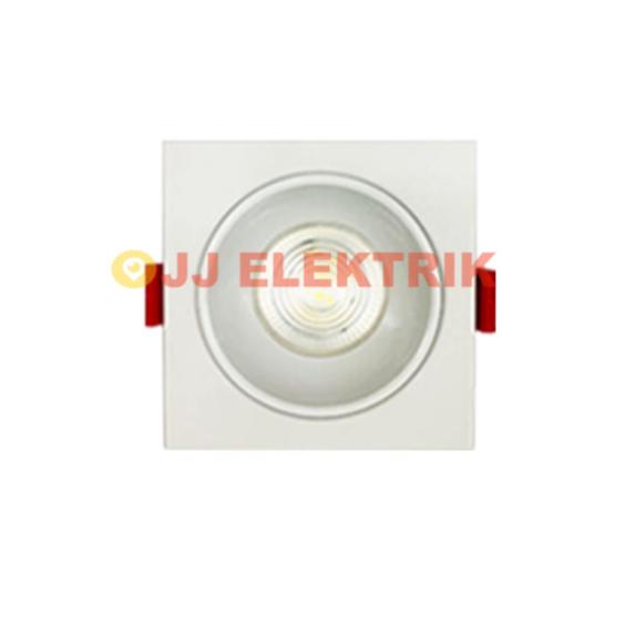 Jual Lampu Downlight Plafon 7/5/3 Watt MR16 Spotlight Sorot LED 3W 5W 7W - Hitam + Chrome, 7W ...