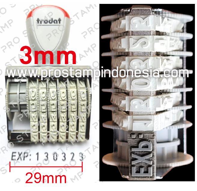 Jual Stempel Expired / EXP Format Angka 6digit - Angka 3mm - Kab ...