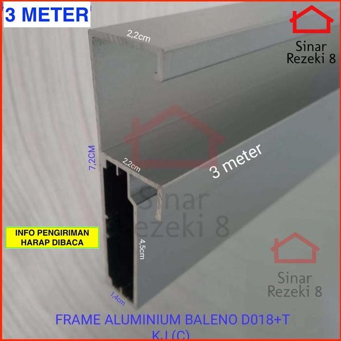 Jual Frame Aluminium FHD 130 Pasir Kaca Lemari Bingkai Profil Kitchen - Kota Semarang - KRIBO ...