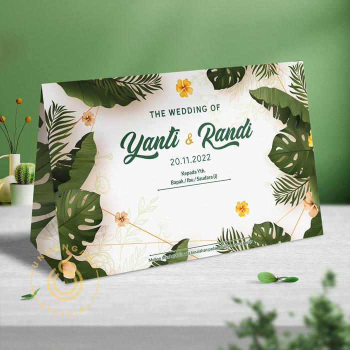 Jual Undangan Pernikahan KALENDER 2024 Murah Elegan Rustic Vintage ...